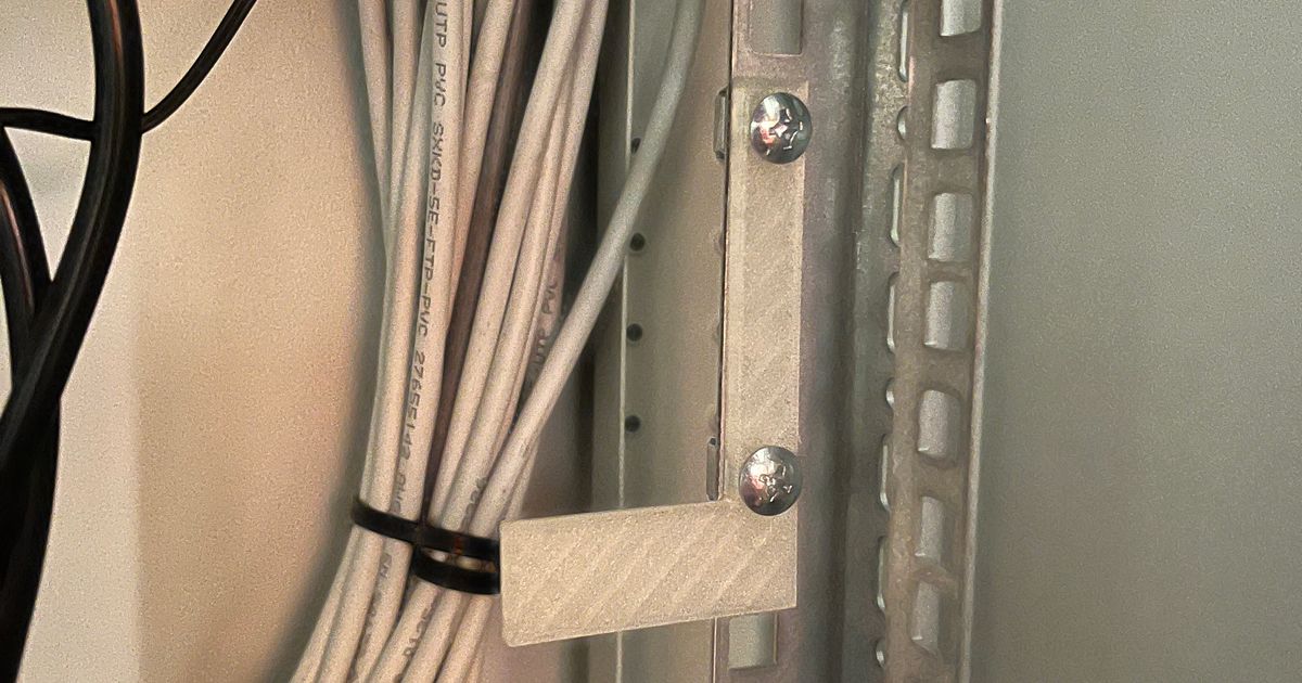 RACK NVR Holder by Jakub Moštěk | Download free STL model | Printables.com