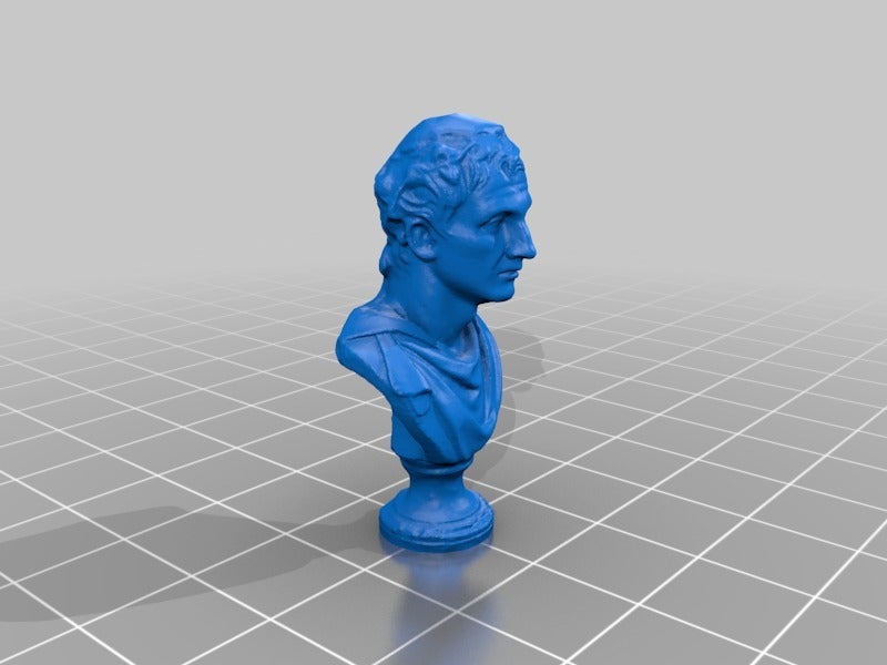 Marble portrait of the Greek playwright Menander (342-291 BC) by ...