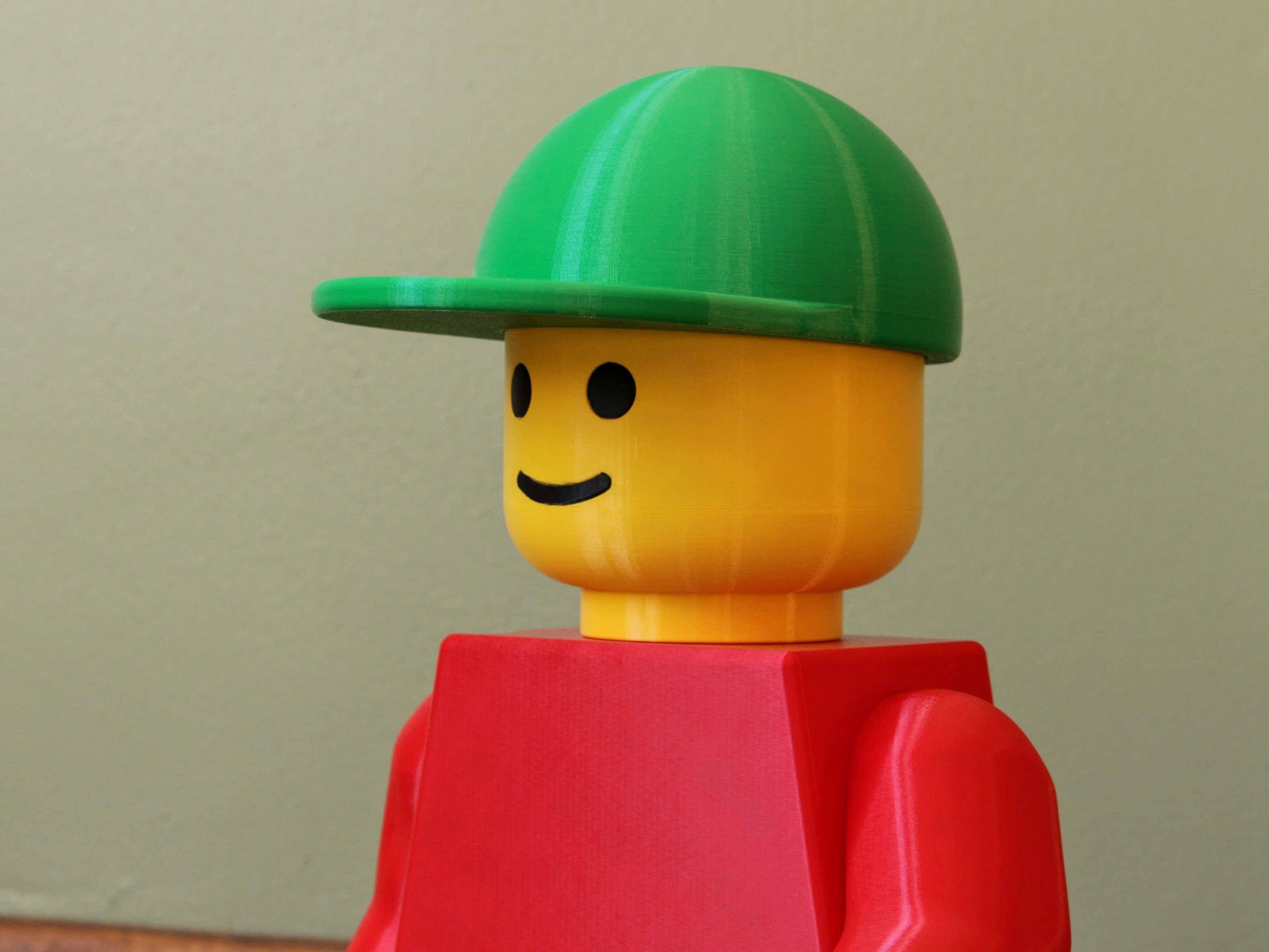 Mega Brick Baseball Hat (10:1 scale) by Julia Ebert | Download free STL model | Printables.com
