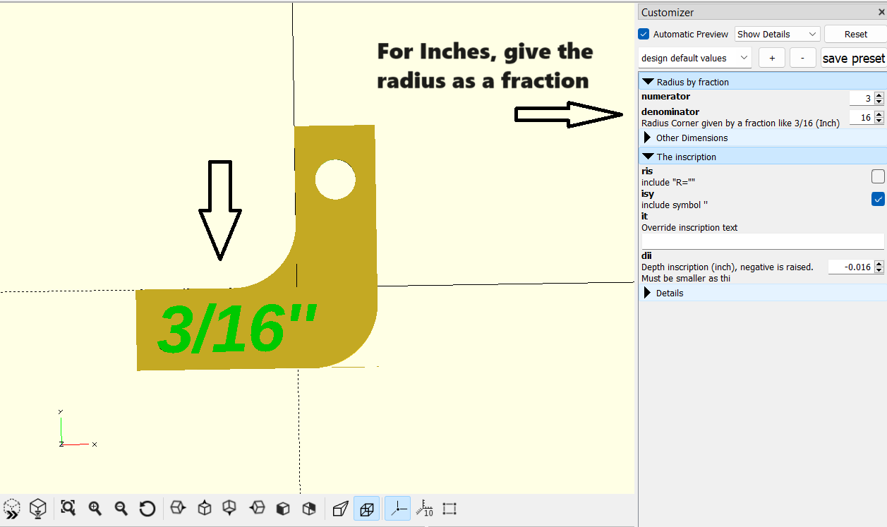 Radius Gauges in Inches - A Full Set ready to print or fully ...
