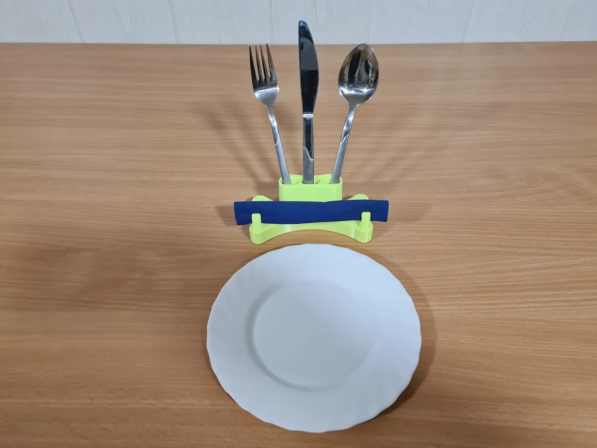 Placemat Cutlery Holder by Wilko_SLO | Download free STL model ...