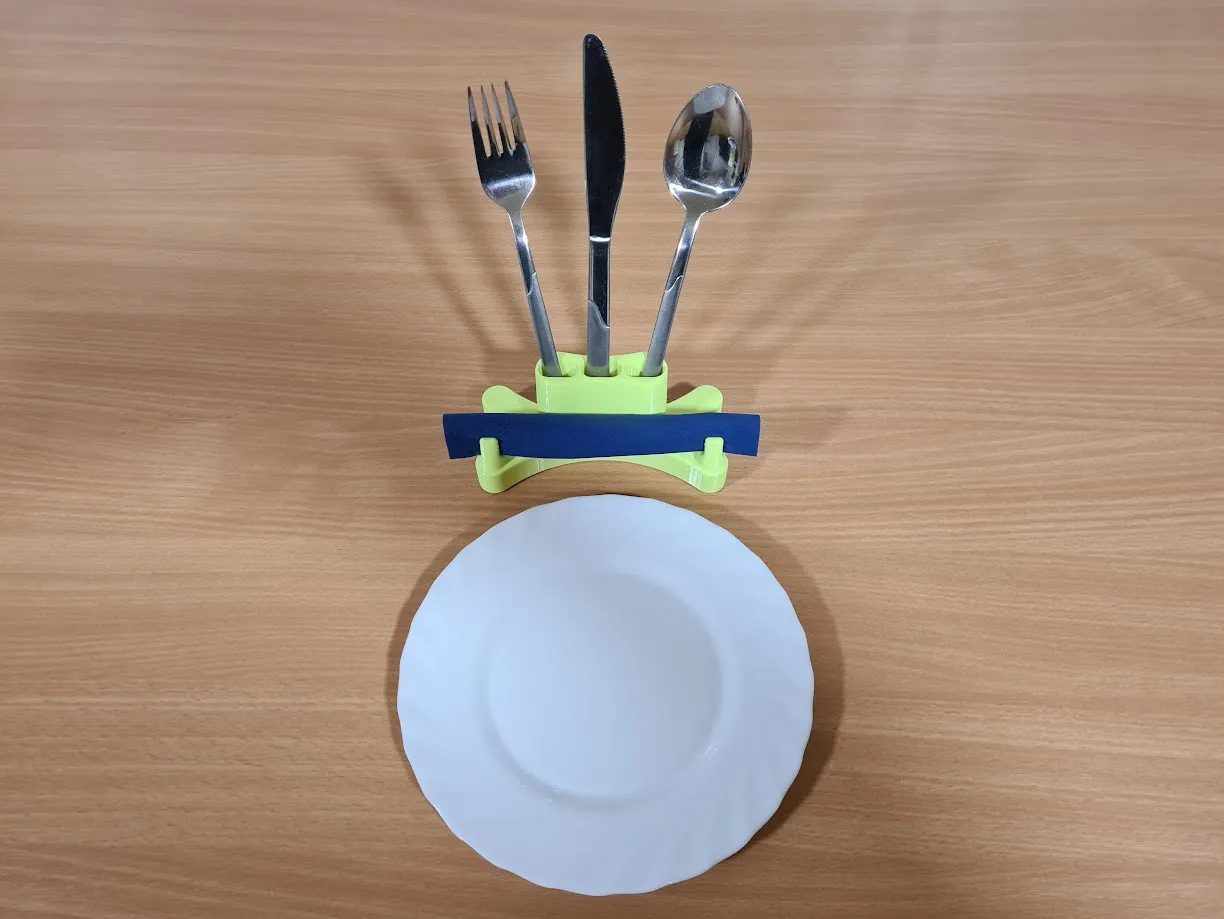 Placemat Cutlery Holder by Wilko_SLO | Download free STL model ...