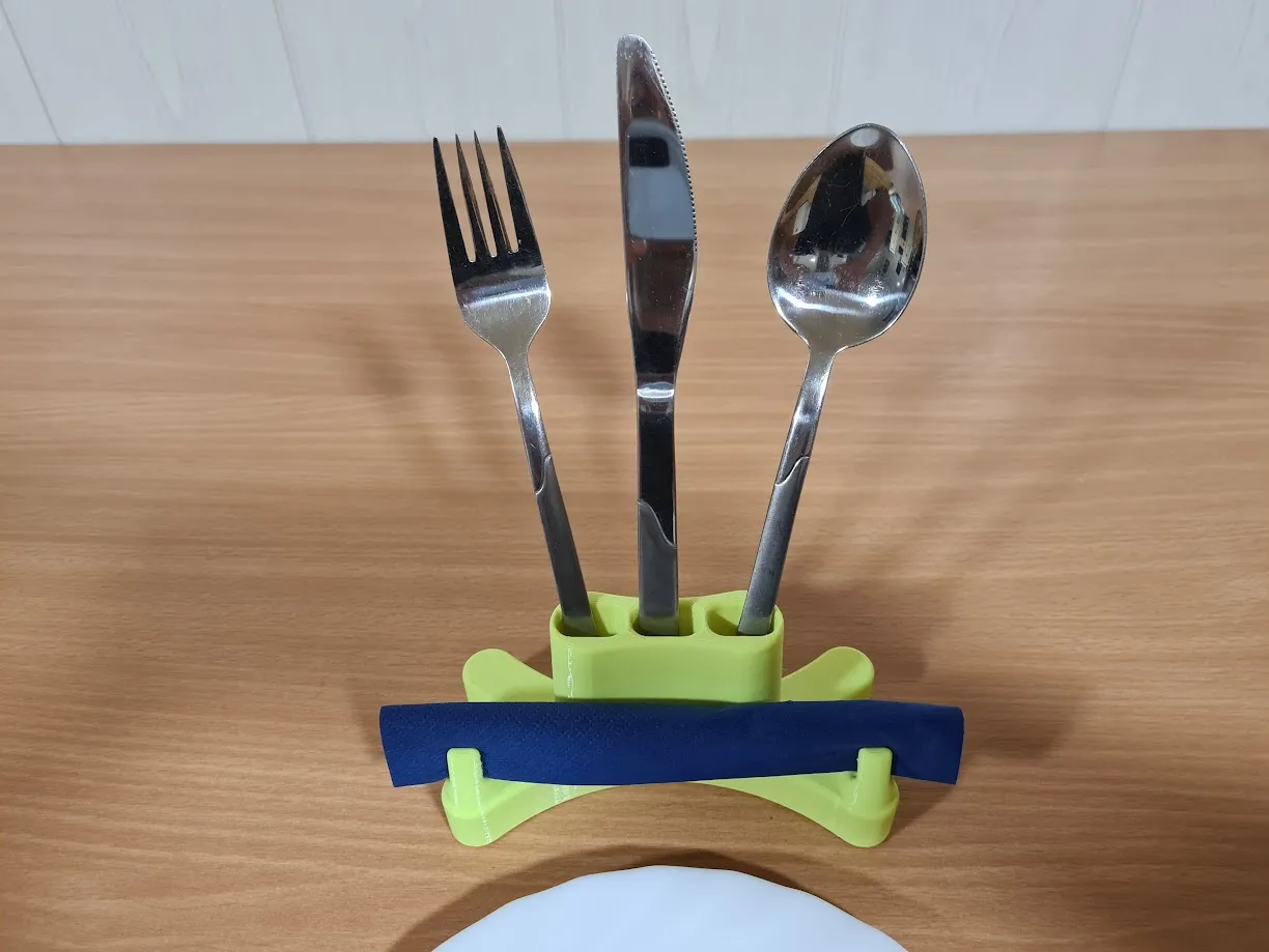 Placemat Cutlery Holder by Wilko_SLO | Download free STL model ...