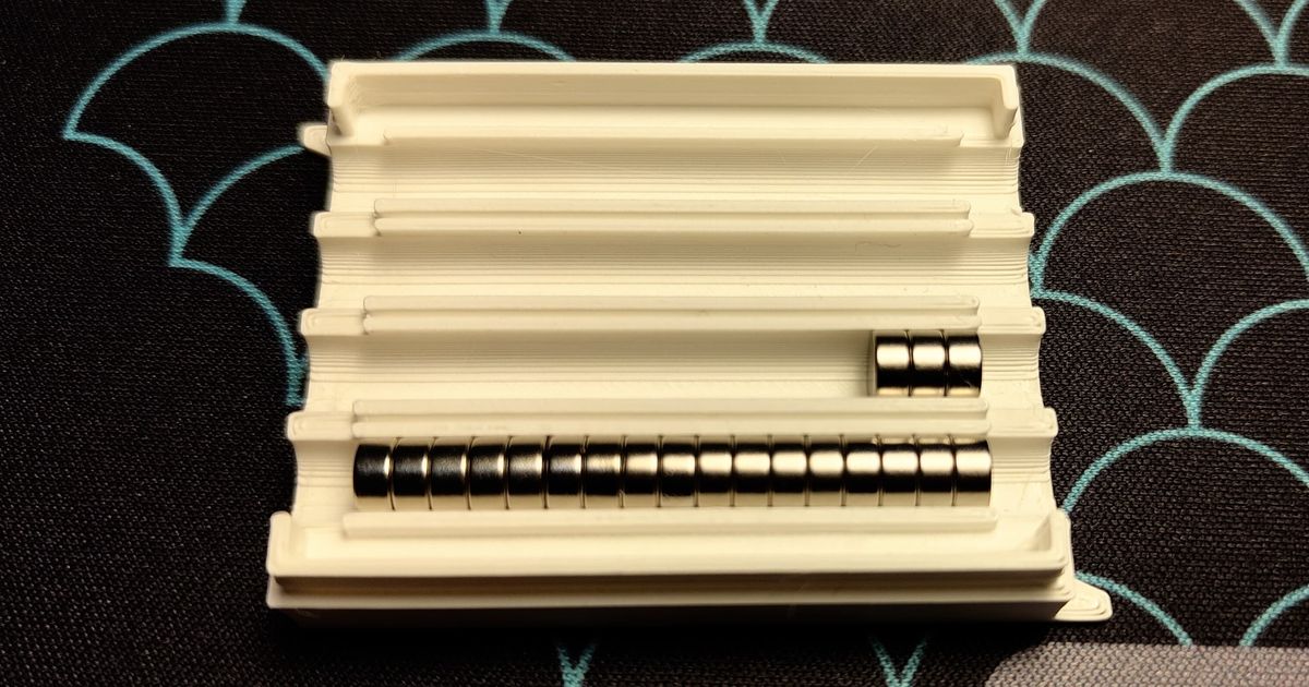 6x3mm magnet case by Czechbol | Download free STL model | Printables.com