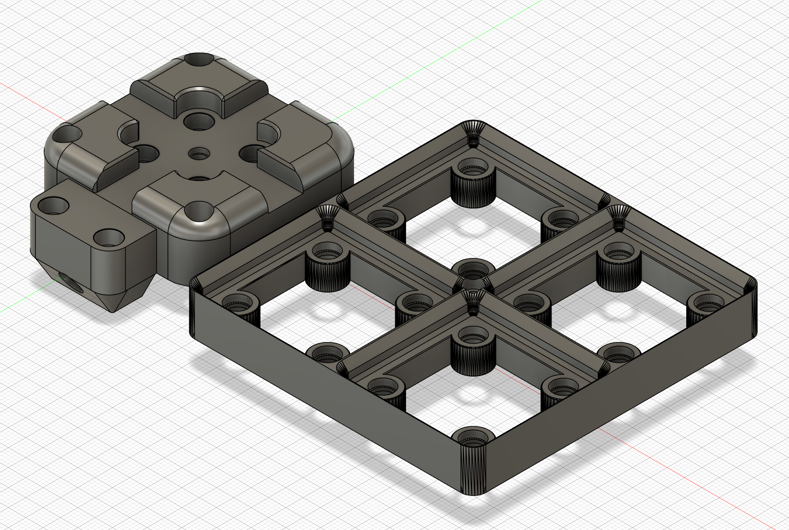 Bambu Lab A1 Mini Mast Topper Gridfinity Base by DrHellbenders | Download free STL model ...
