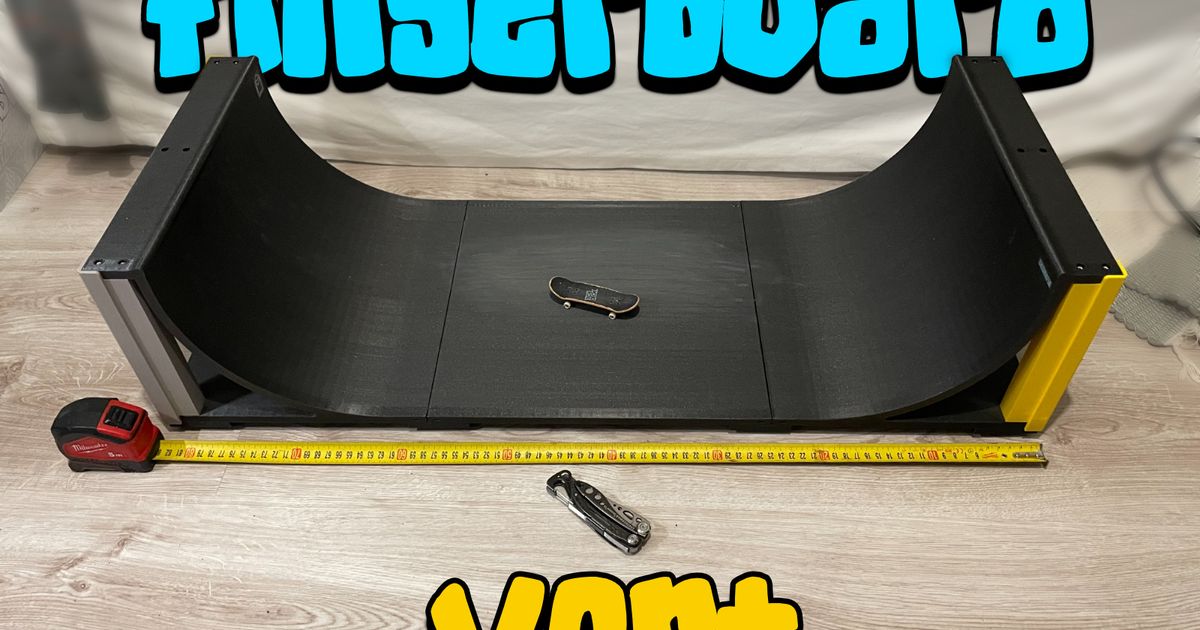 Fingerboard vertical ramp by vojtz. | Download free STL model ...