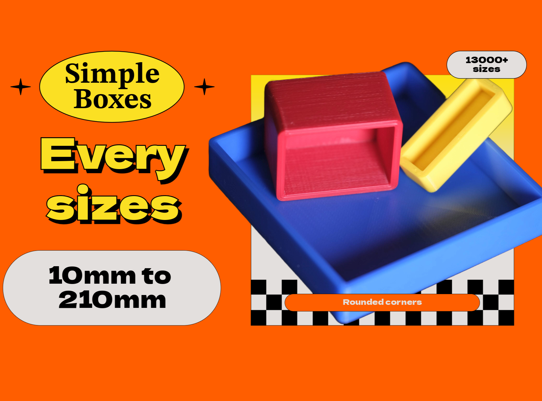 Simple Boxes - 13,000+ sizes by bce.gatien | Download free STL model ...