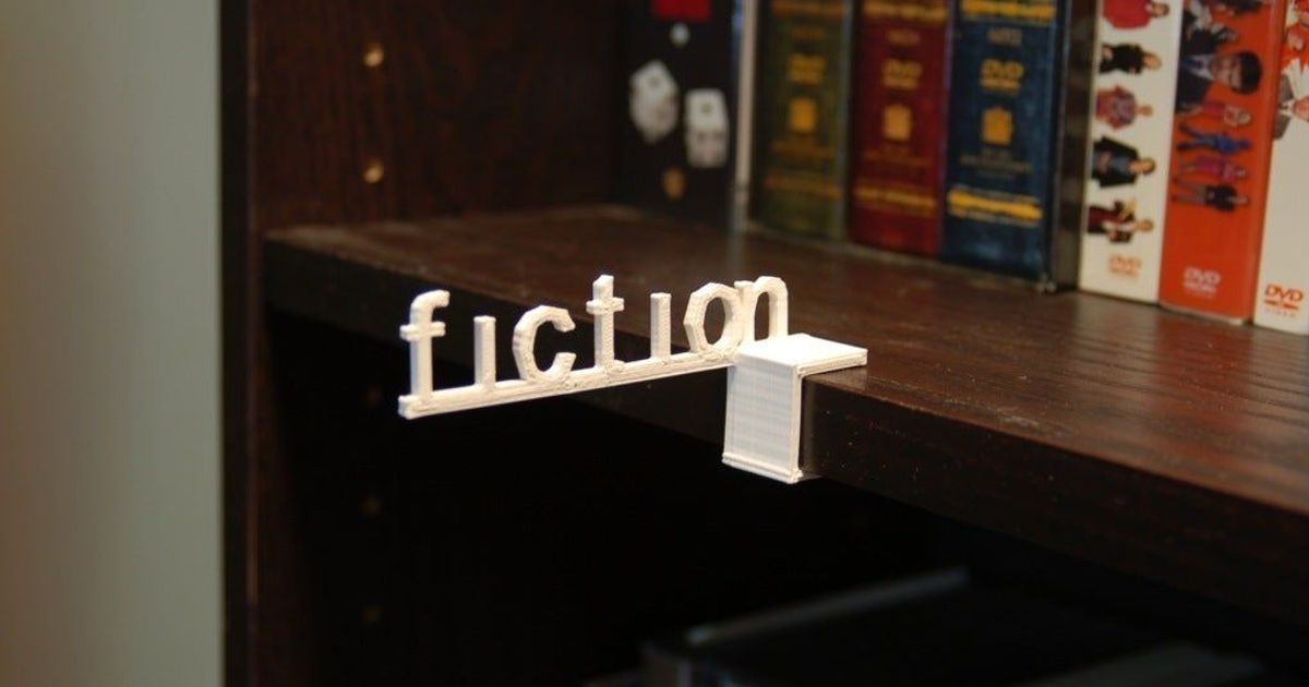 Customizable Shelf Talker by TheNewHobbyist | Download free STL model ...