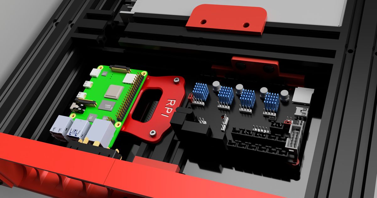 RPI Mount for Voron Switchwire by Drak | Download free STL model ...