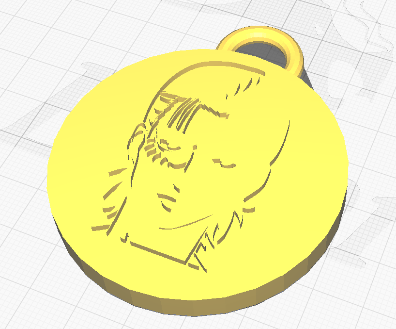 Eren Yeager Keychain by TheBeast1174 | Download free STL model ...