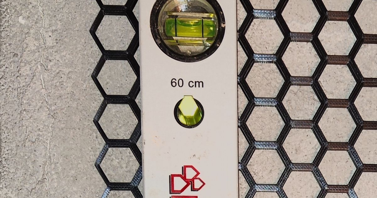 HSW Spirit Level Holder (small plug) by Walbat | Download free STL ...