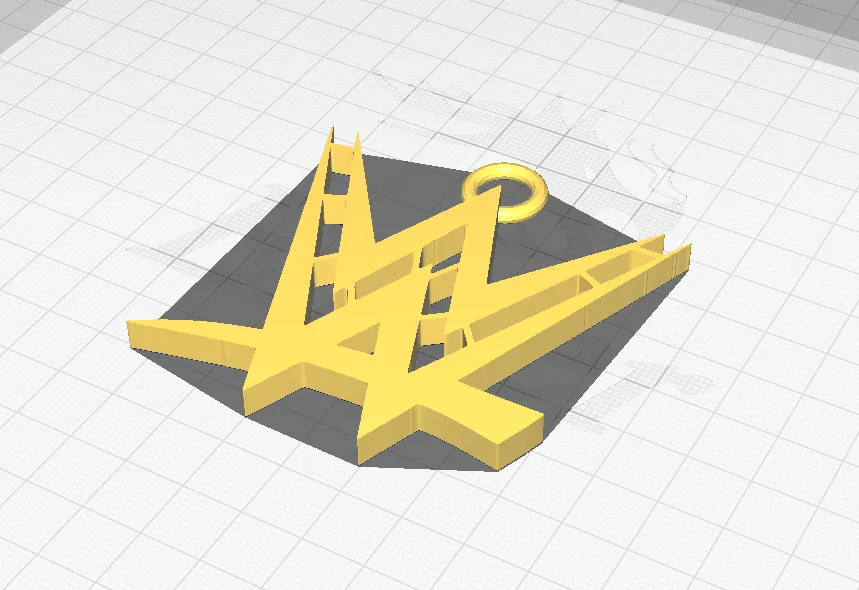 WWE Logo Keychain by Adudewhoprints567 | Download free STL model ...