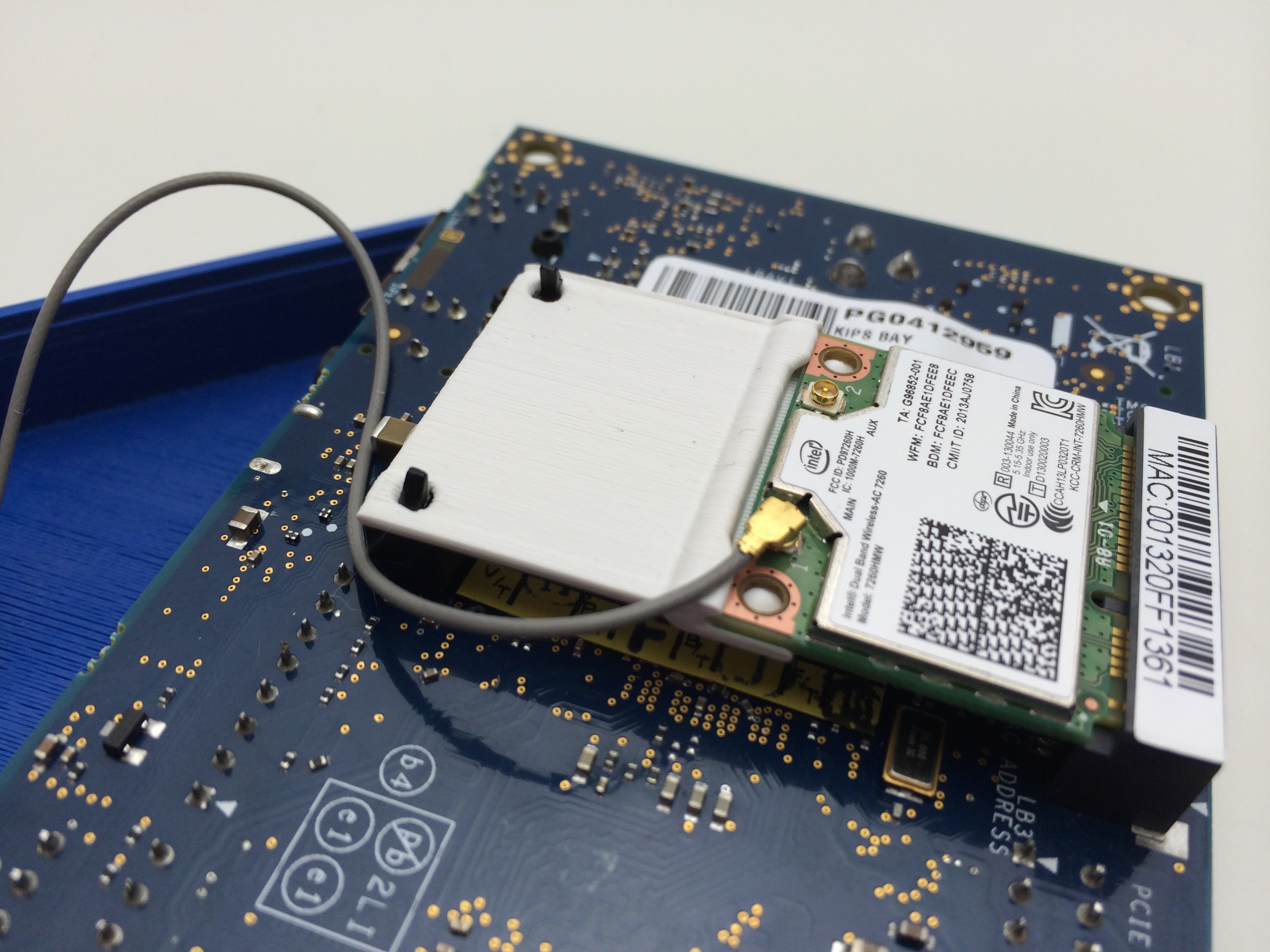 Mini PCIe extender from half size to full size by flummer | Download ...
