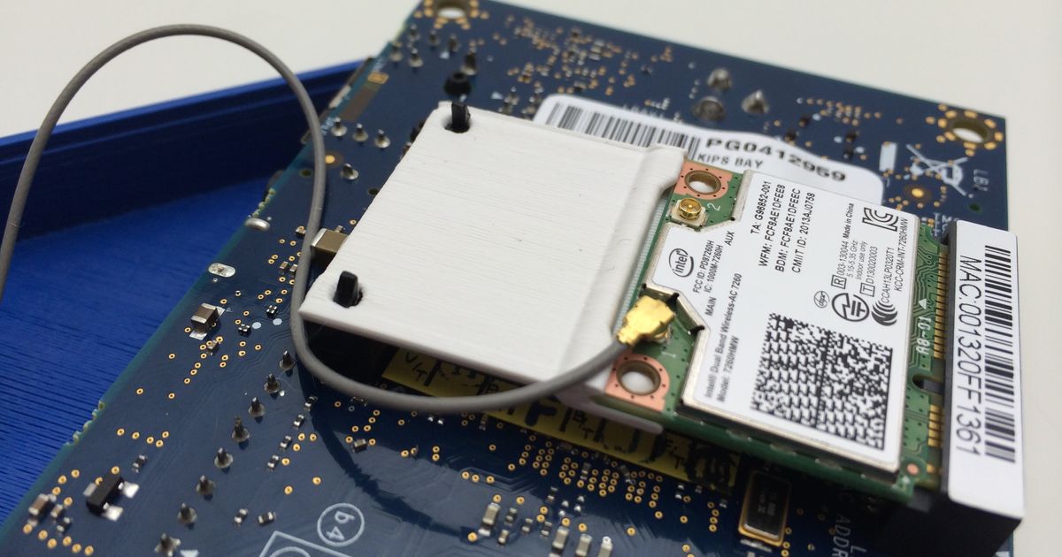 Mini PCIe extender from half size to full size by flummer | Download ...