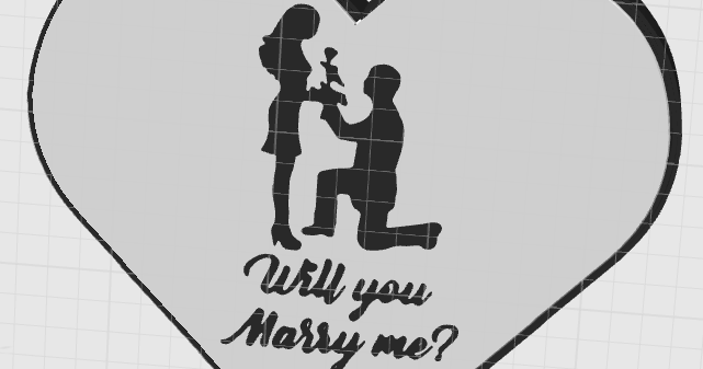 Will you marry me by Dukone.dev | Download free STL model | Printables.com