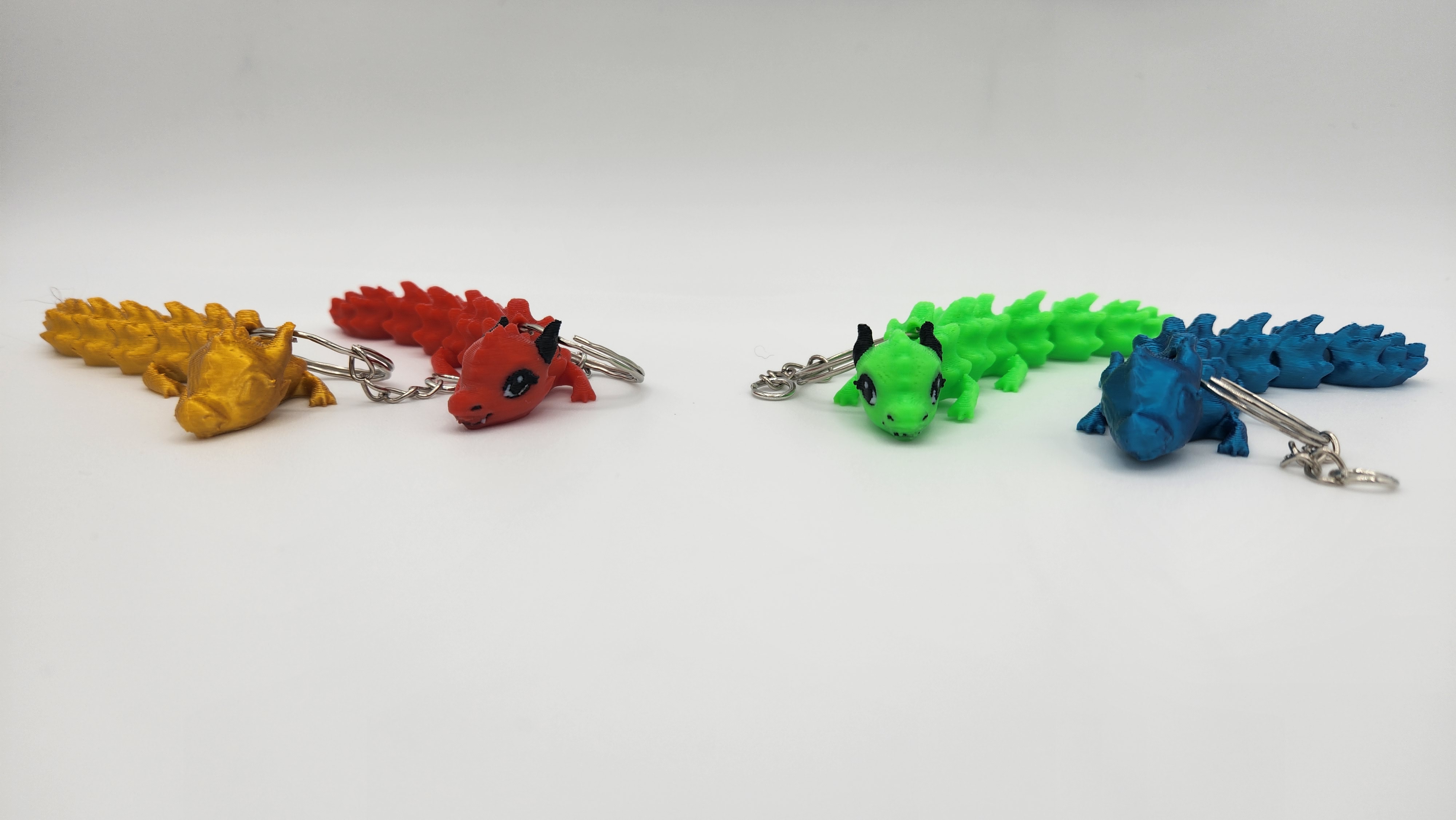 FLEXI CUTE DRAGON KEYCHAIN by FilliFuu | Download free STL model ...
