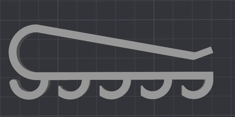 Glasses holder for sun visor by Mursenary44 | Download free STL model ...