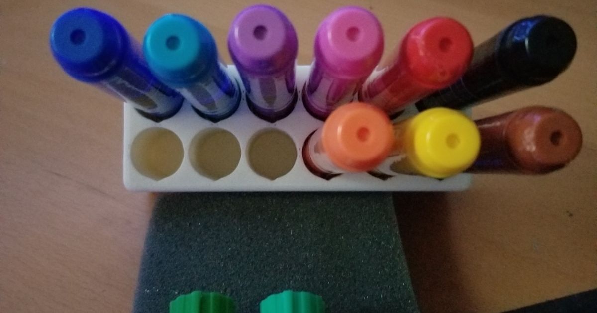 Crayola Take Note! Holder cap down. by Mark t | Download free STL model ...