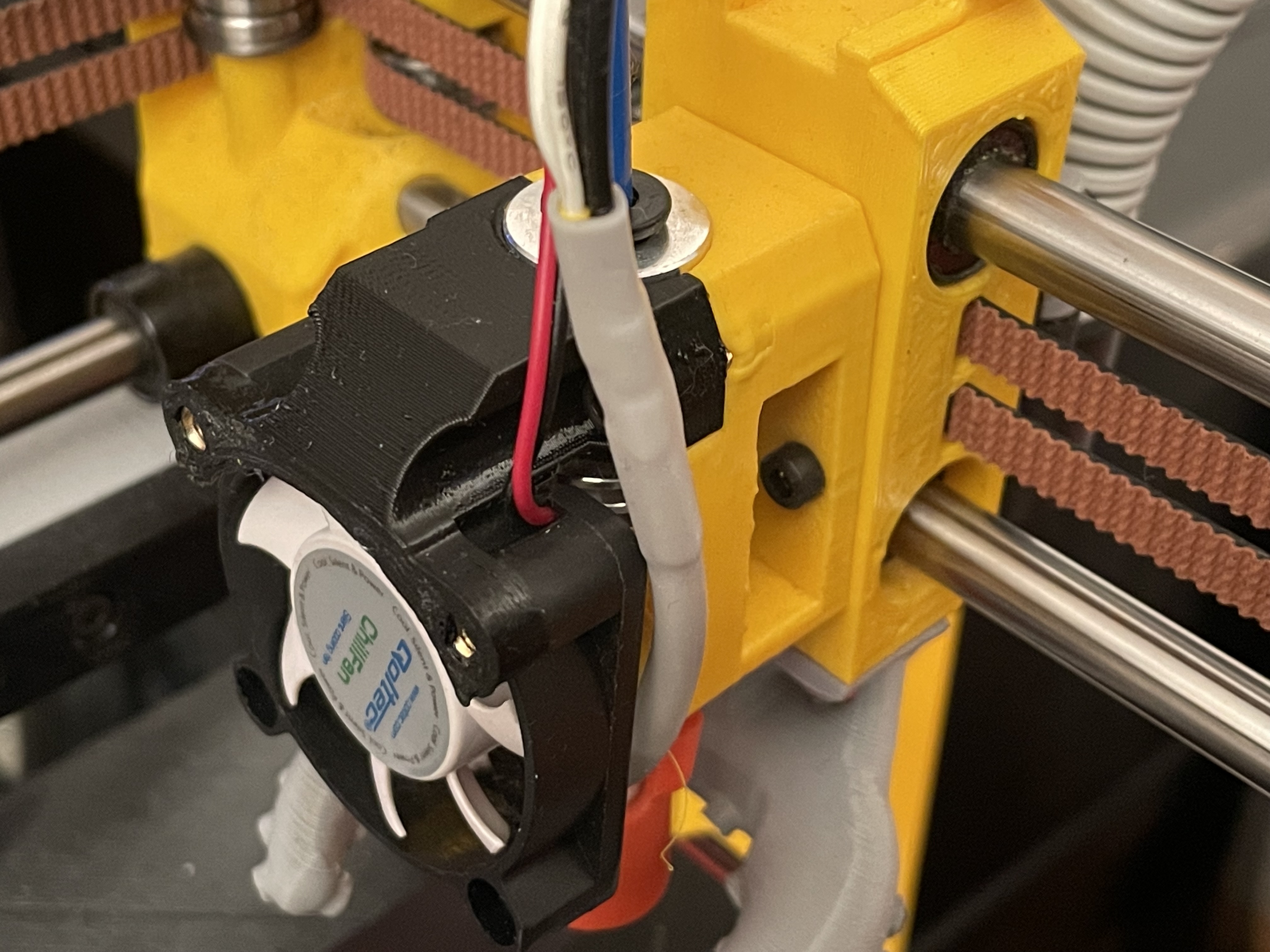 The 100 direct fan mount for chc hotend. by Goofy | Download free STL ...