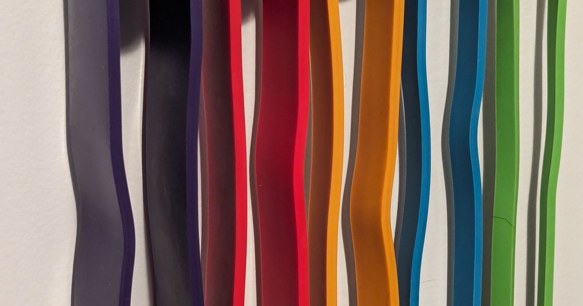 SUNPOW Exercise Bands Wall Hanger by Mike Thiem | Download free STL ...