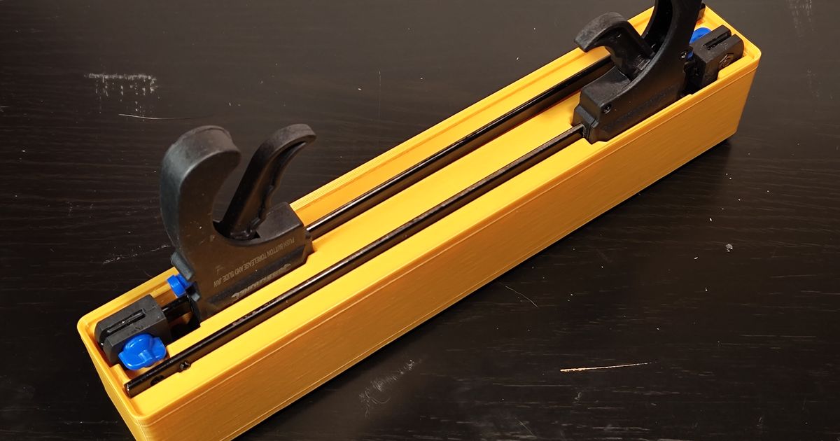 Gridfinity quick release mini clamp holder by wormoworm | Download free STL model | Printables.com