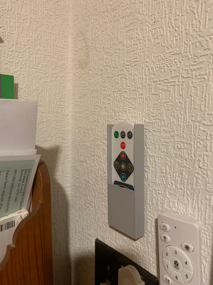 remote control holder by jake angler | Download free STL model ...