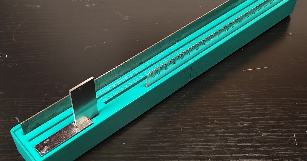 Gridfinity rulers and engineer's square holder by wormoworm | Download ...