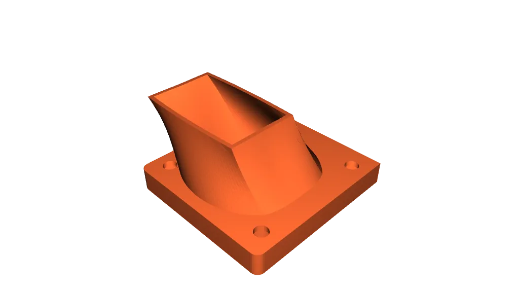 Ender 3 heat sink duct for externally mounted fan by Armour3D ...