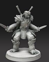 dnd turtle man mini by Immaphantom | Download free STL model ...