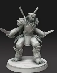 dnd turtle man mini by Immaphantom | Download free STL model ...