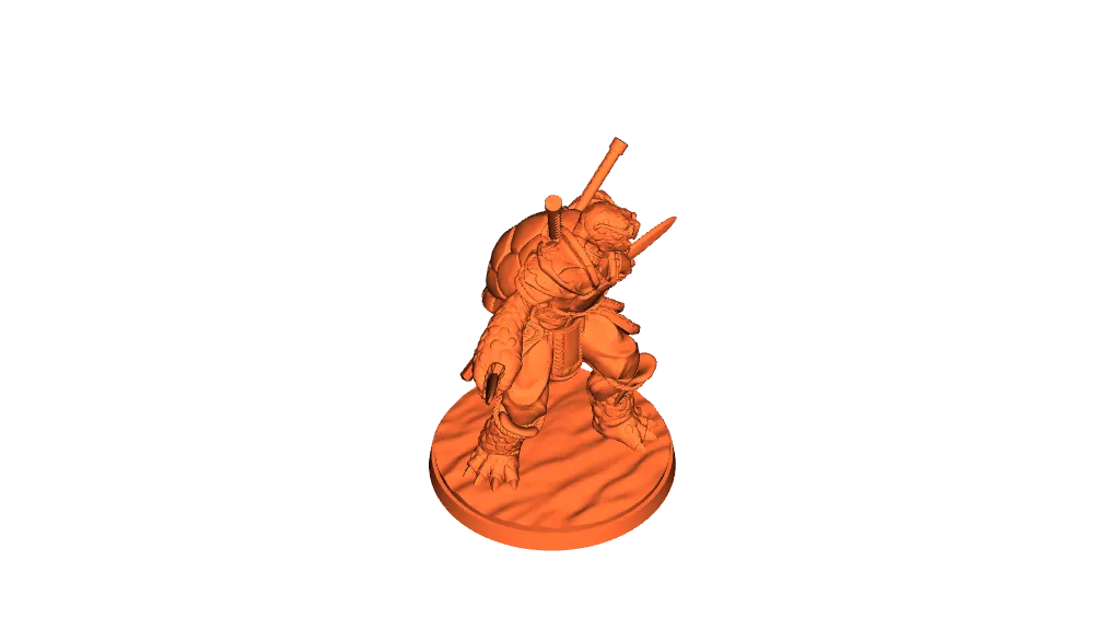 dnd turtle man mini by Immaphantom | Download free STL model ...