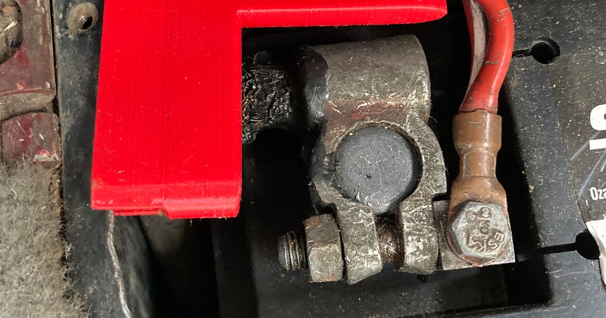 Volkswagen Vanagon battery box terminal shield by Paul beard | Download ...