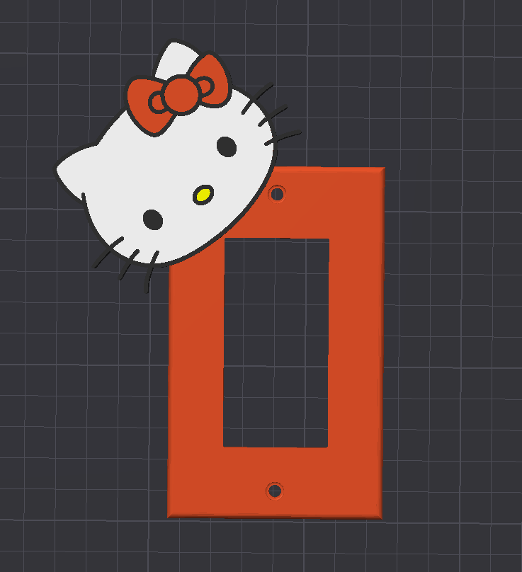 Hello Kitty Lightswitch / Outlet Cover Decora by Jason M. | Download ...