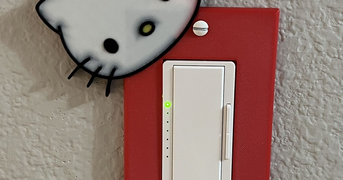 Hello Kitty Lightswitch / Outlet Cover Decora by Jason M. | Download ...