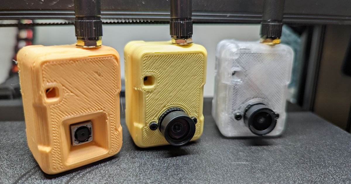 ESP32 cam enclosure by CosmicNimbus | Download free STL model ...