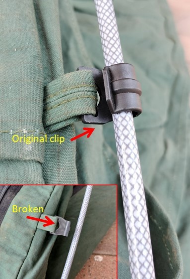 J Clip for swag or tent. (Fibreglass tent pole clip) by 3D Printbit ...