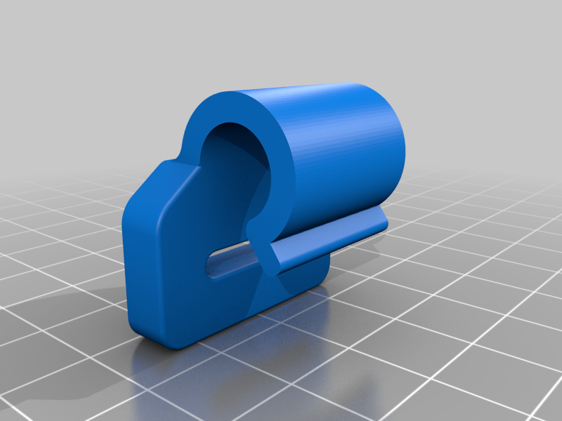 J Clip for swag or tent. (Fibreglass tent pole clip) by 3D Printbit ...