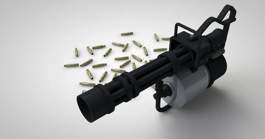 cool minigun by dagoat2868 | Download free STL model | Printables.com