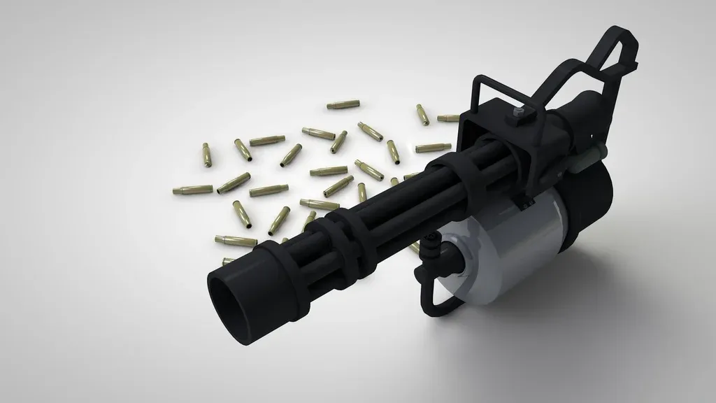 cool minigun by dagoat2868 | Download free STL model | Printables.com