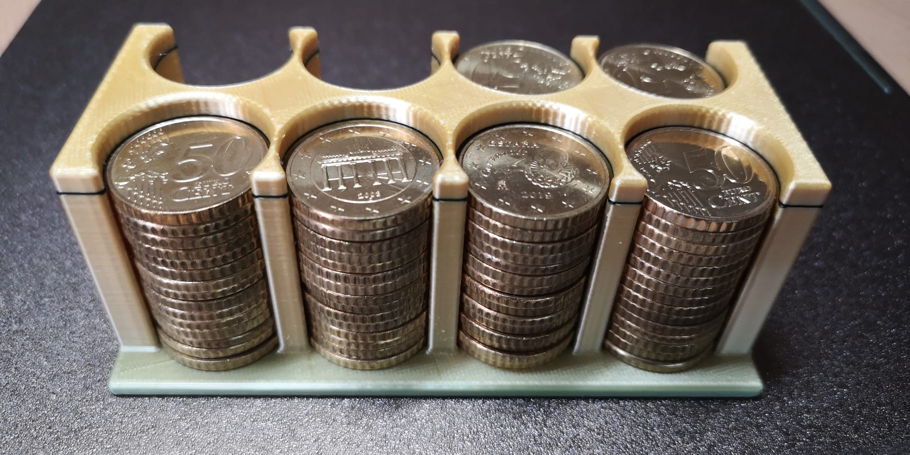 Euro coin holder - 50 cent coins by Düsi1974 | Download free STL model ...