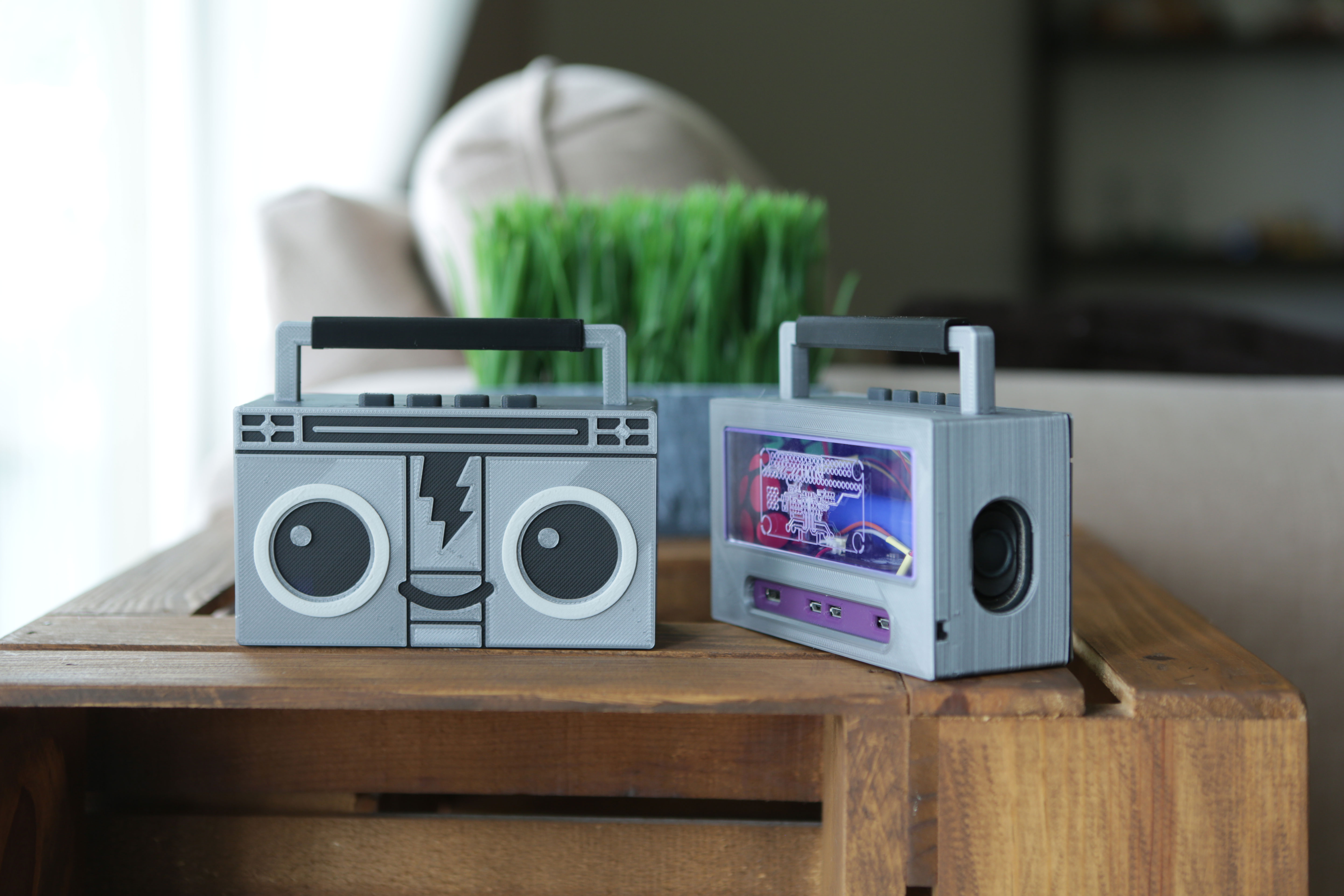 Raspberry Pi Airplay BoomBox by Adafruit | Download free STL model | Printables.com