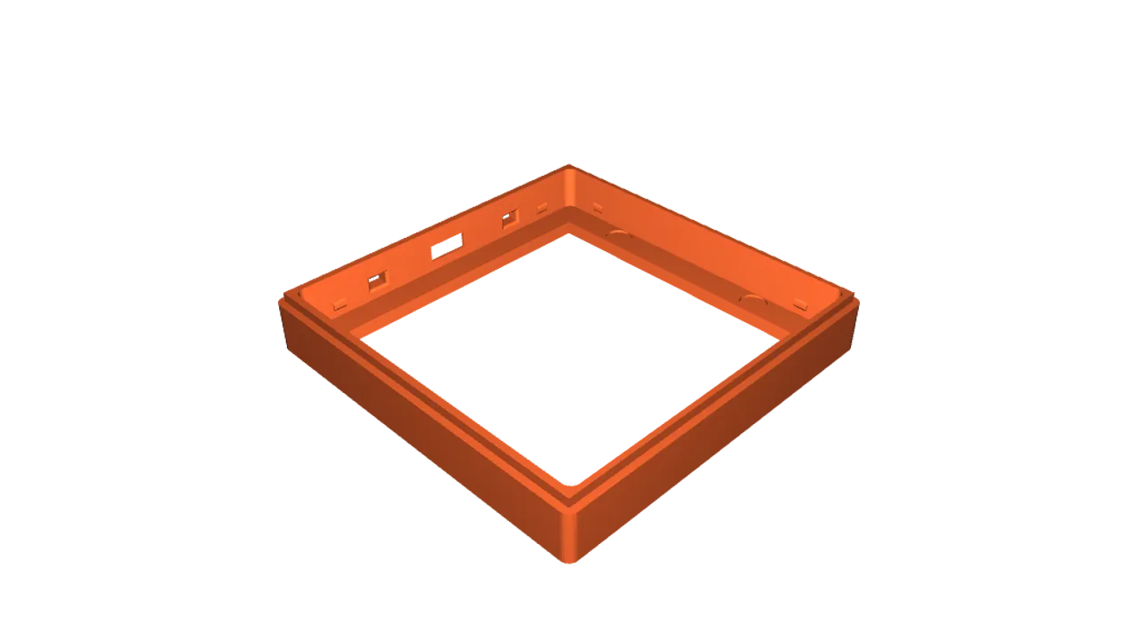 Case for Pimoroni Keybow 2040 with rear cutout by Dank Prophet ...