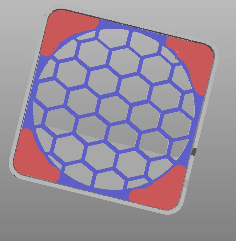 MK4 Hotend Fan Shield v3 with Honeycomb Fan Guard by grtych | Download ...