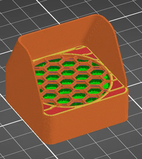 MK4 Hotend Fan Shield v3 with Honeycomb Fan Guard by grtych | Download ...