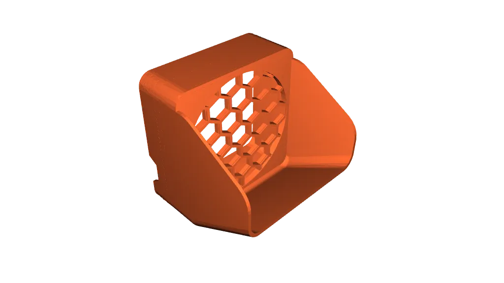 MK4 Hotend Fan Shield v3 with Honeycomb Fan Guard by grtych | Download ...