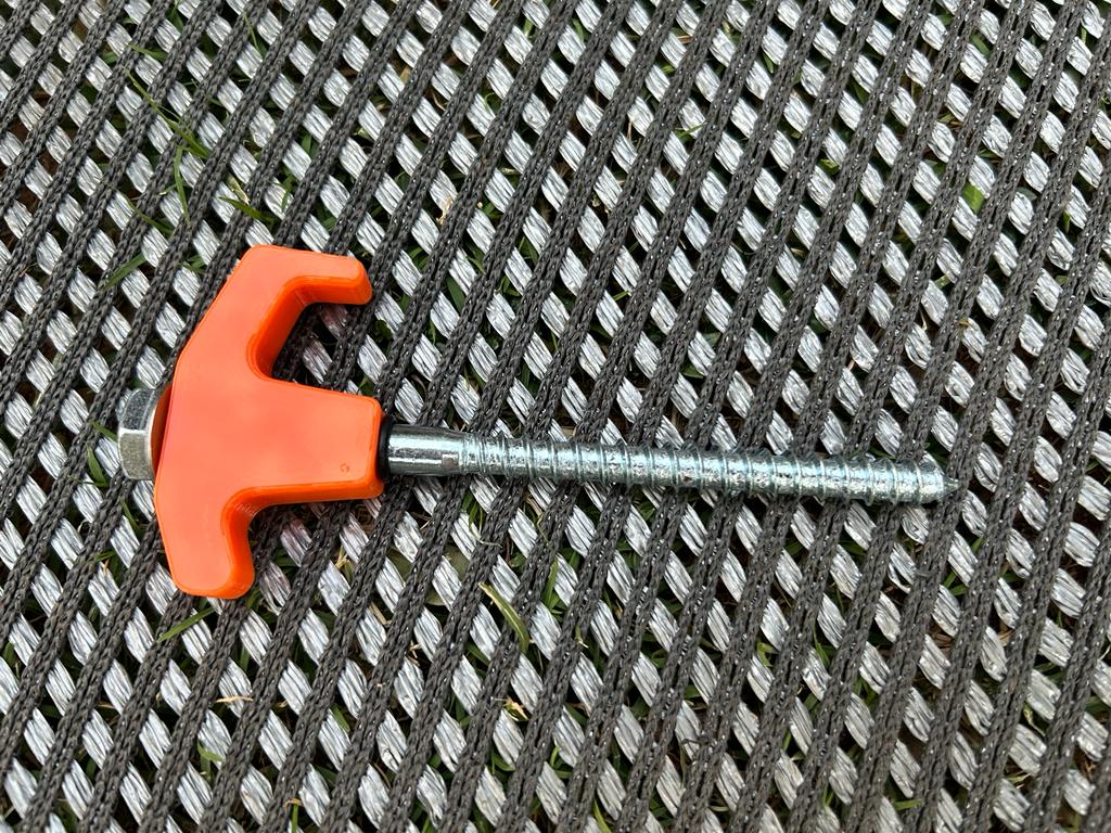Hammerless Tent Peg by Jacques | Download free STL model | Printables.com