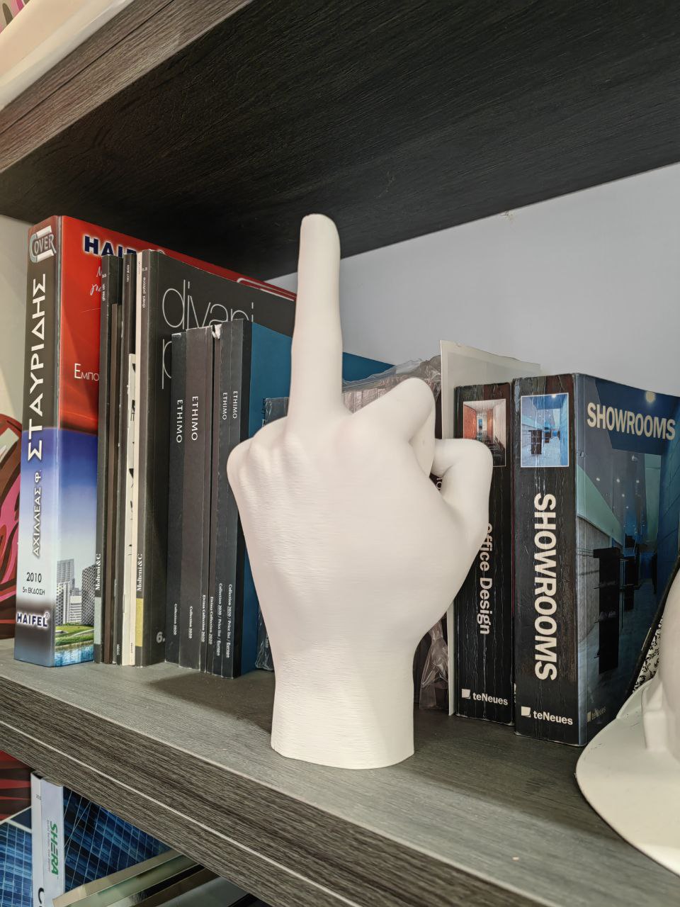 Middle Finger with a Note by zemedz | Download free STL model ...