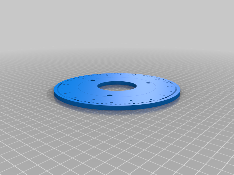 Machinist's division plate (in OpenSCAD) by David_J | Download free STL ...