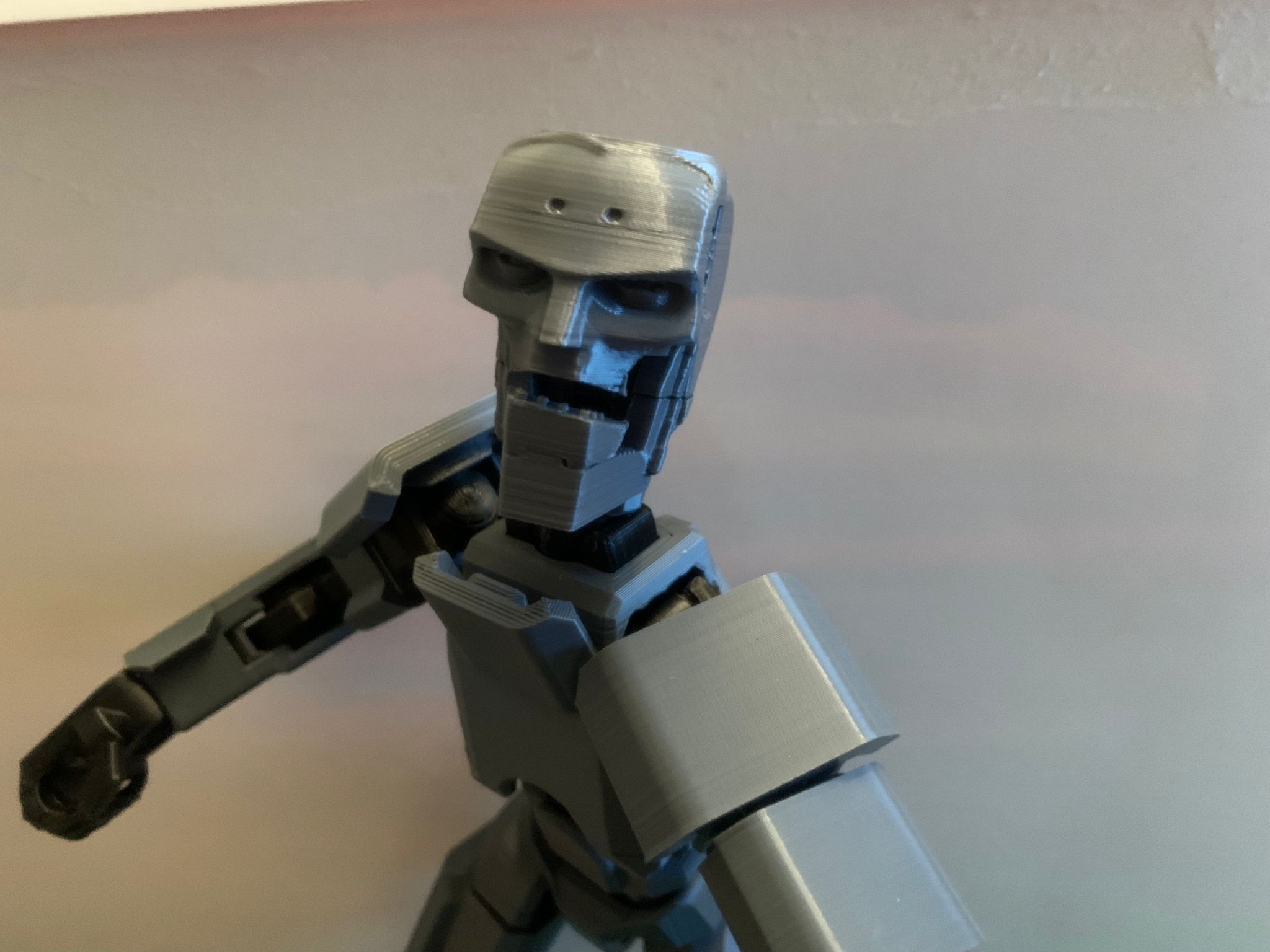 ABC Warrior head von Daniel Manjón | Kostenloses STL-Modell ...