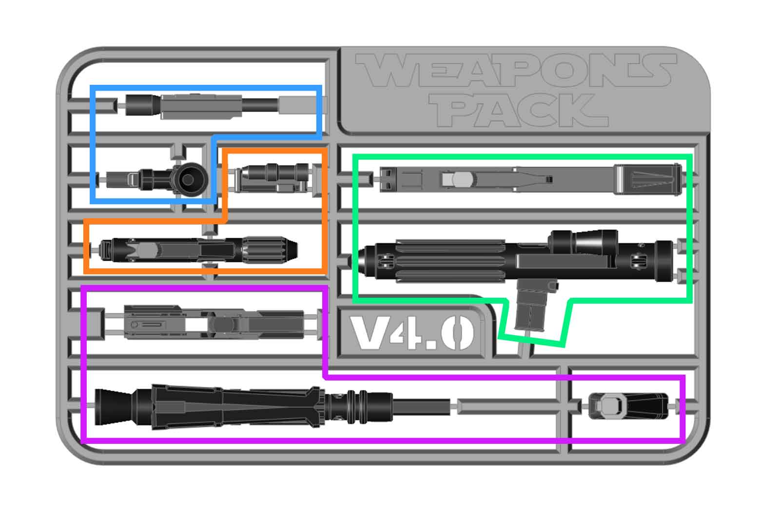 Dummy 13 Weapons Pack V4.0 (Star Wars / Sci-Fi Inspired Weapons) by ...